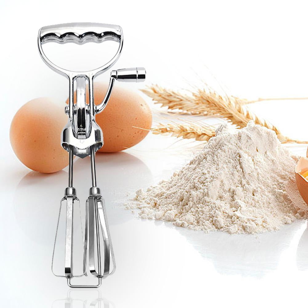 Gracefulvara Egg Beater Manual Crank Hand Mixer Blender Stainless Steel ...