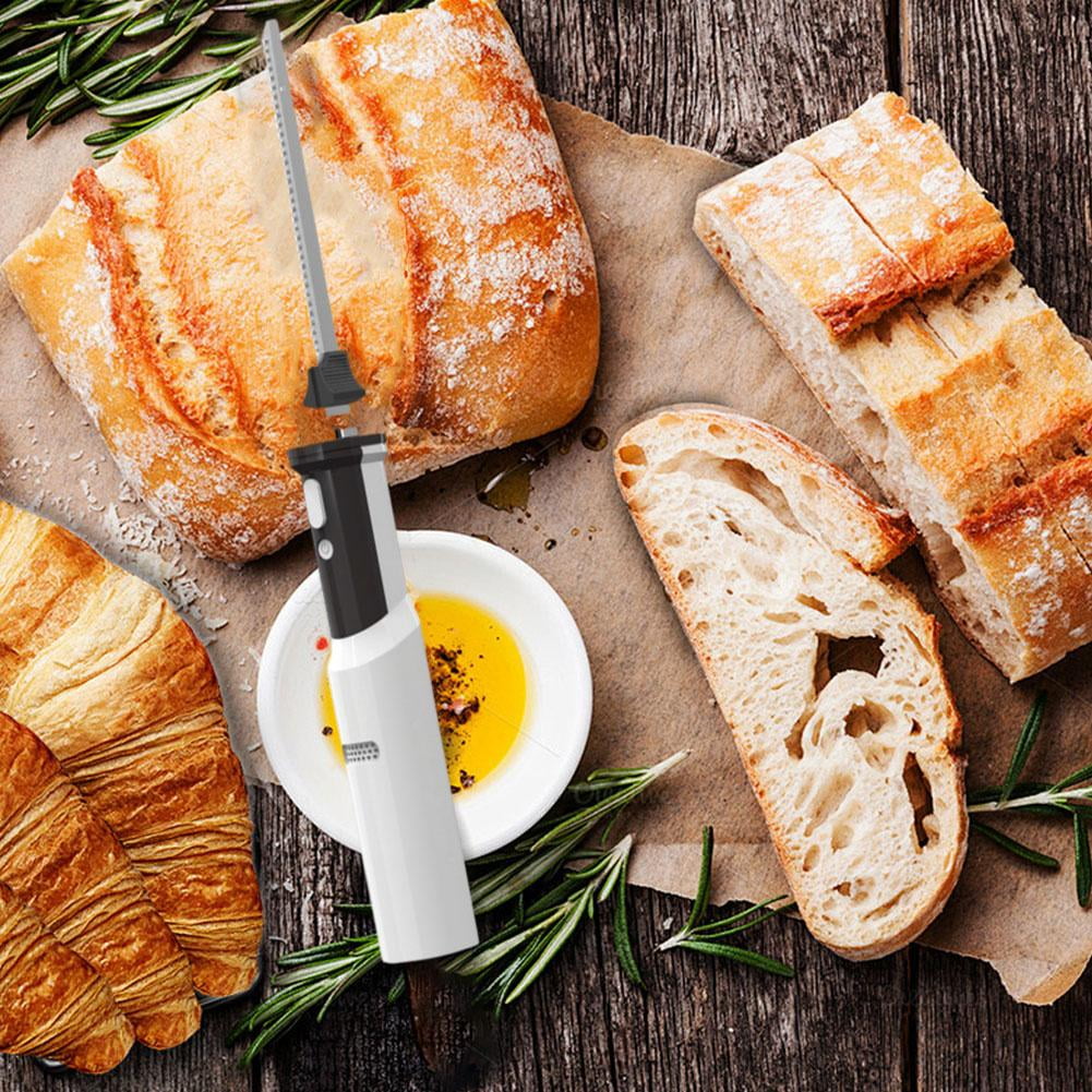 Gracefulvara Electric Carving Cutter Rechargeable Bread Cutter with 2 ...