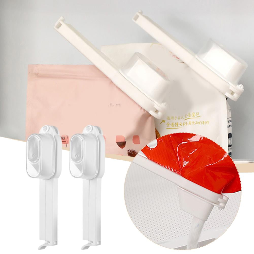 Gracefulvara Food Bag Sealing Clip with Pour Spout Reusable Plastic Cap ...