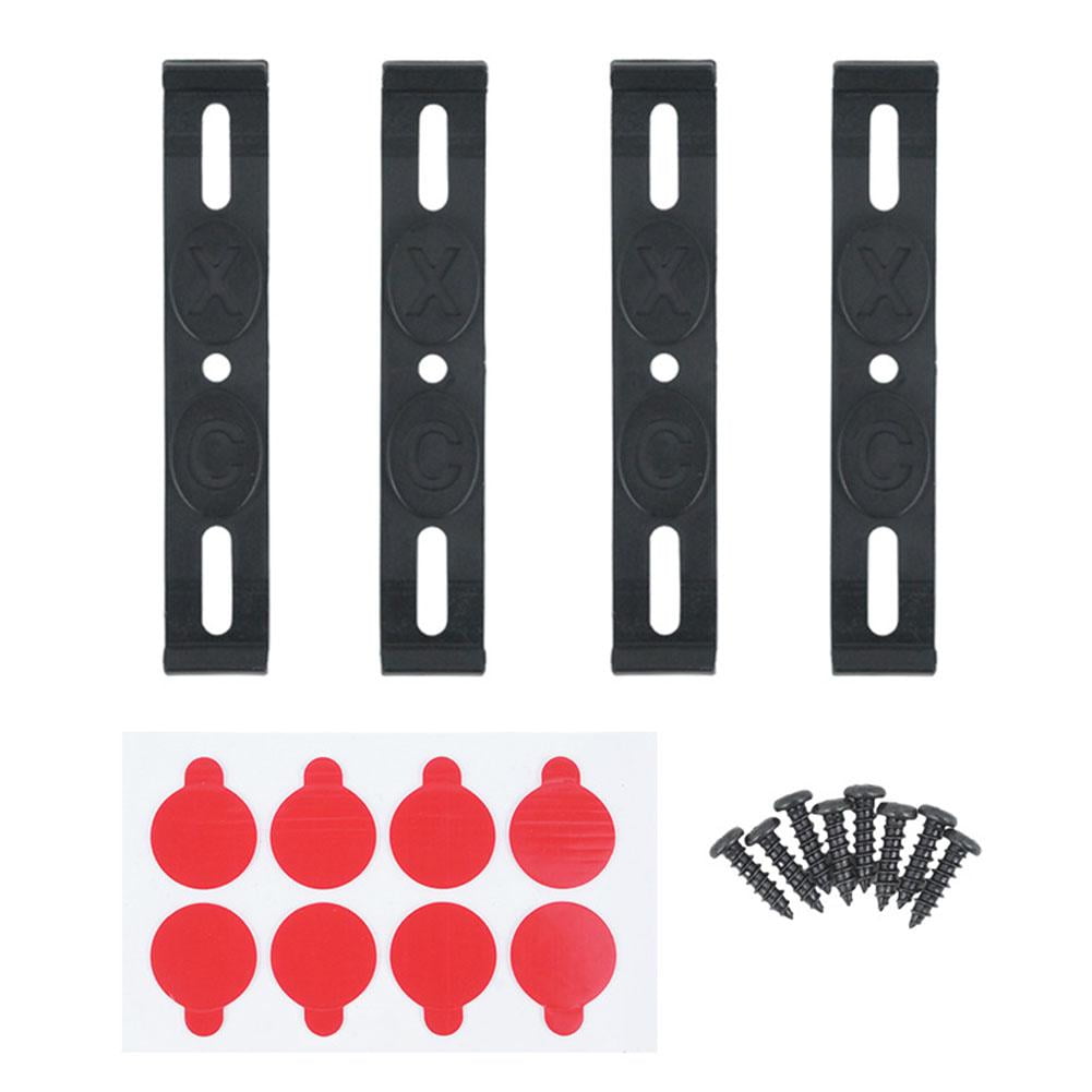 Gracefulvara Four-pack European license plate frame simple plastic ...