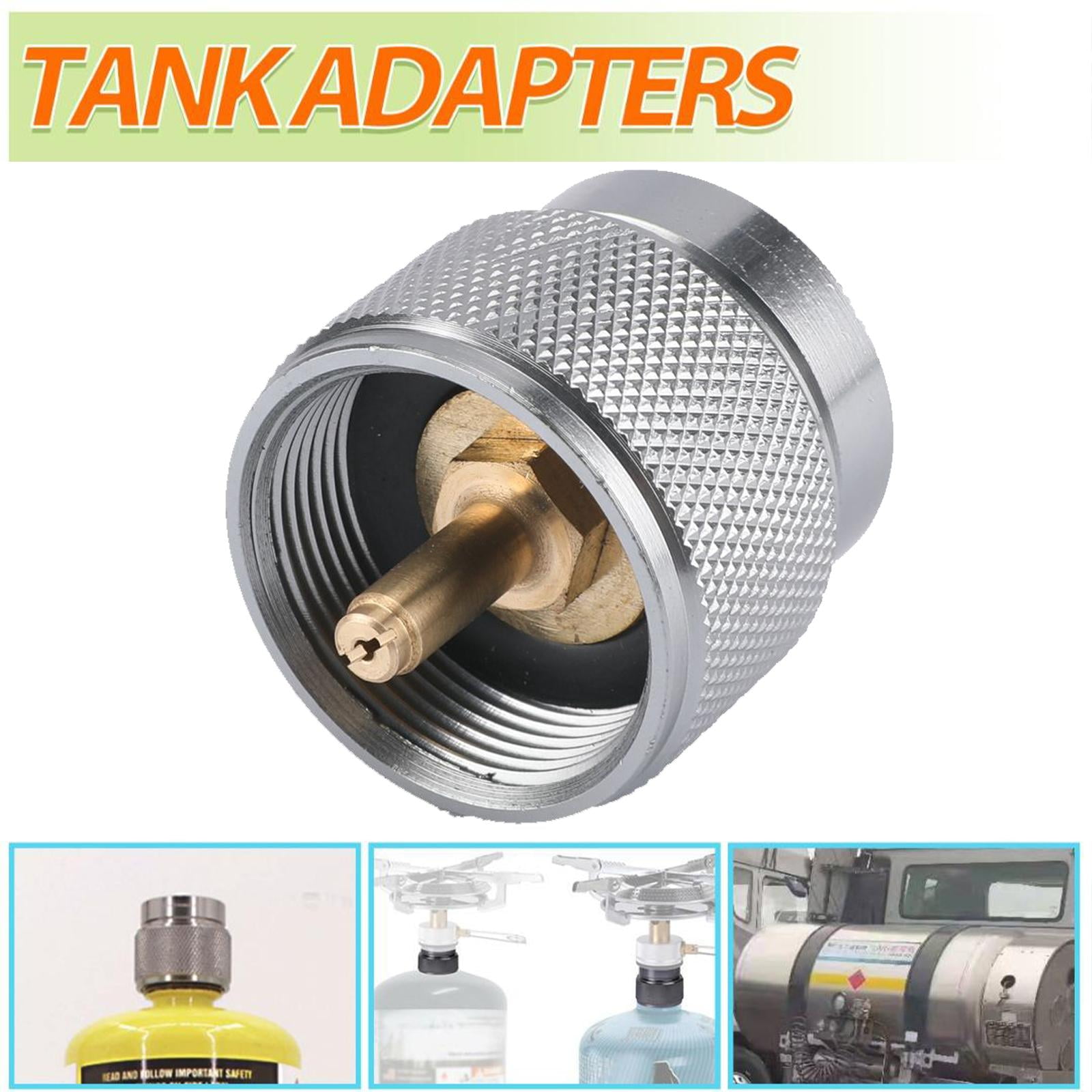 Gracefulvara Gas Stove Adapter Refill Camping Tank Cylinder Propane ...