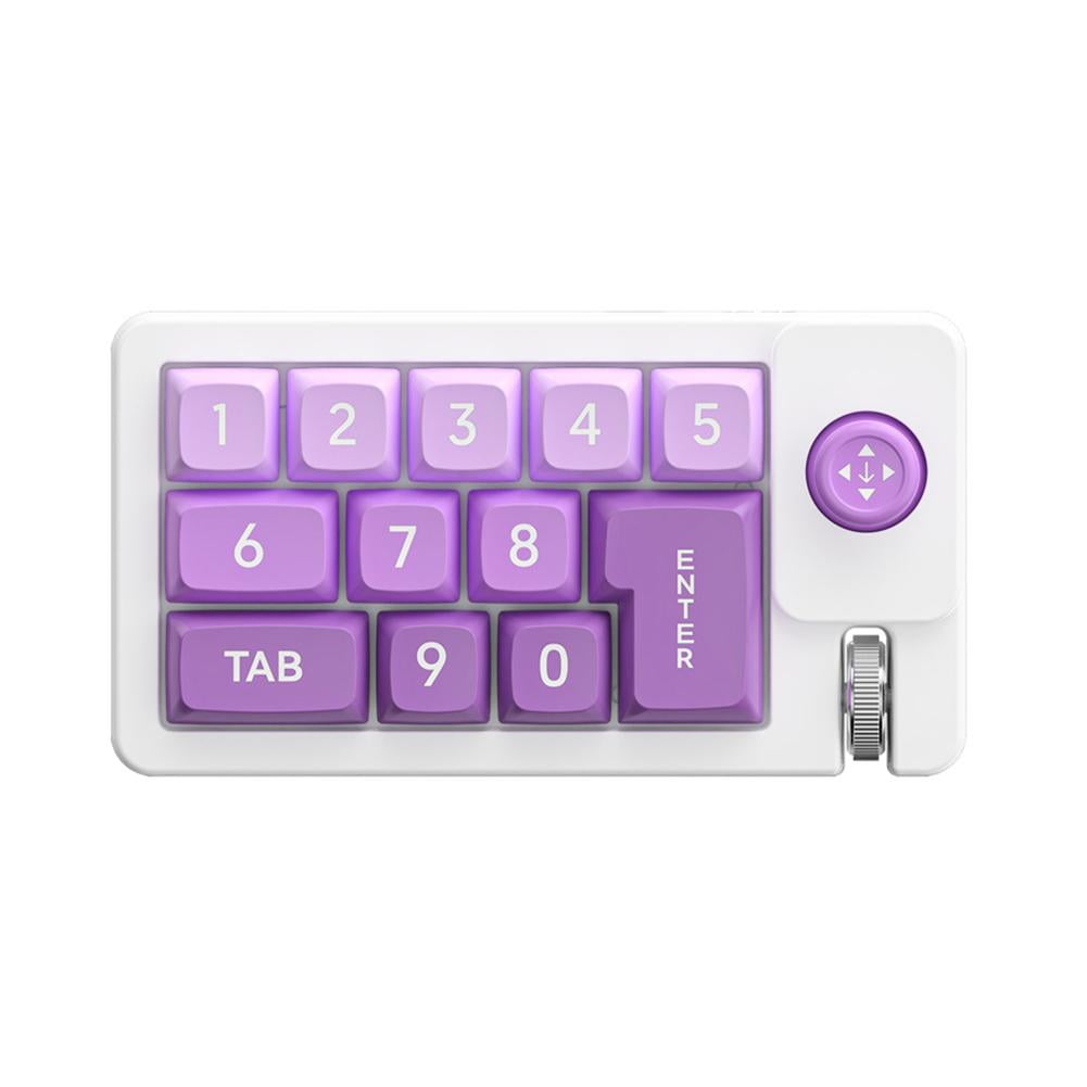 Gracefulvara Gradient purple digital mechanical keyboard joystick macro ...