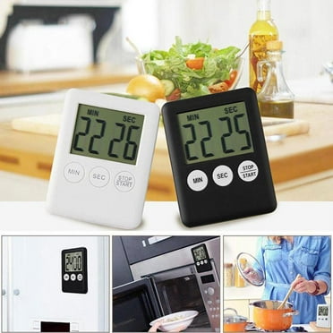 Digital Countdown Kitchen Timer -Count Up Down Magnetic Timer Clock for Cooking Baking Gym ...