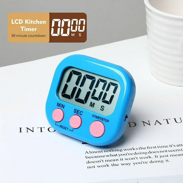Gracefulvara Large LCD Digital Kitchen Cooking Timer Count DownUp Clock ...