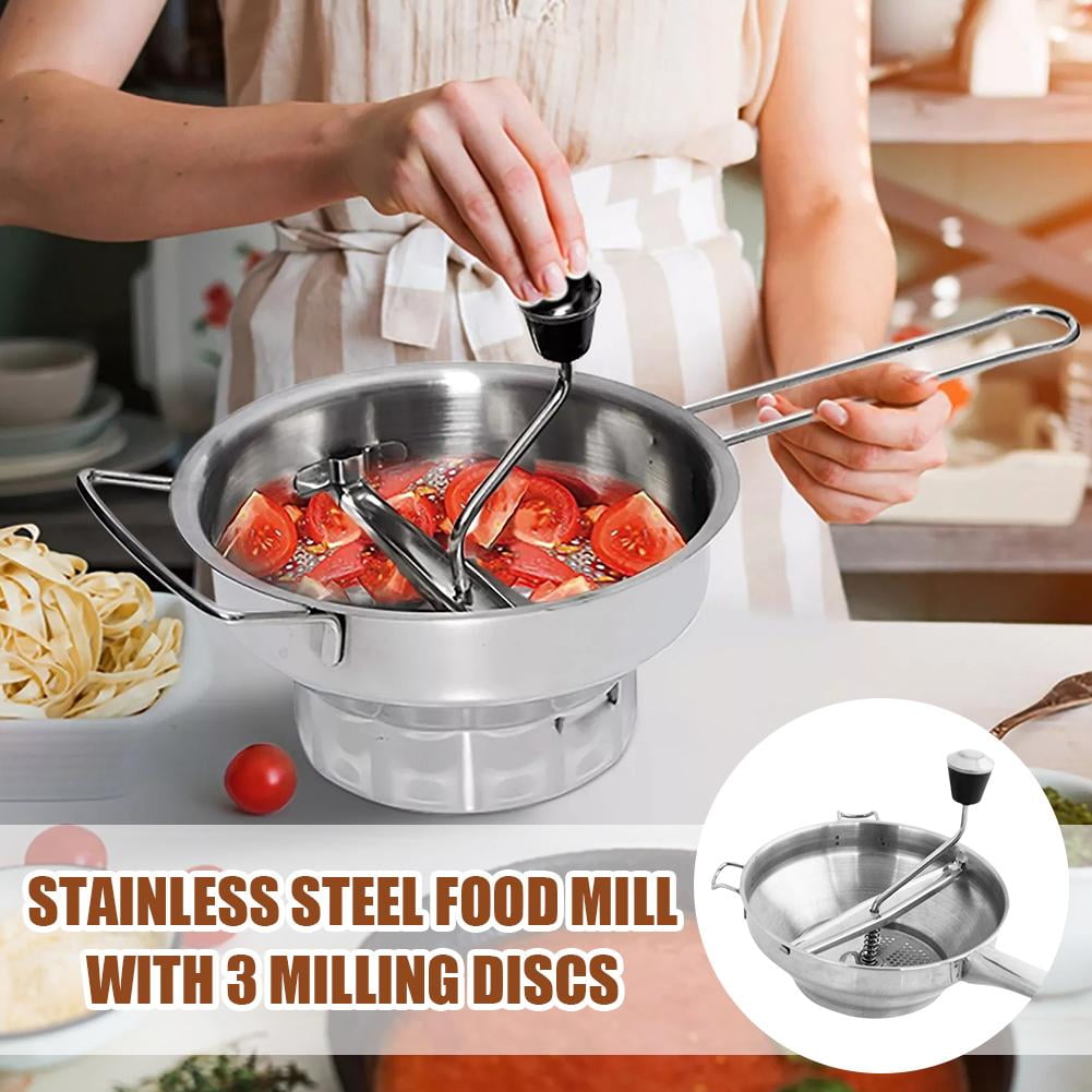 Gracefulvara Multifunctionality Stainless Steel Hand Potato Mixer Food ...
