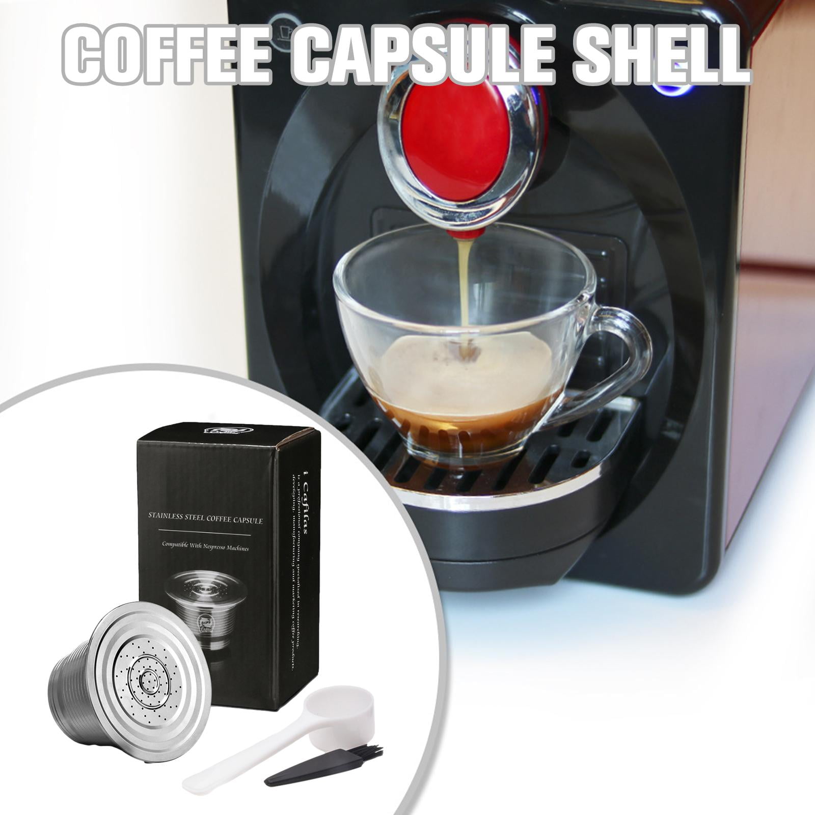 Gracefulvara Steel Refillable Reusable Coffee Capsule Pods Filter for ...