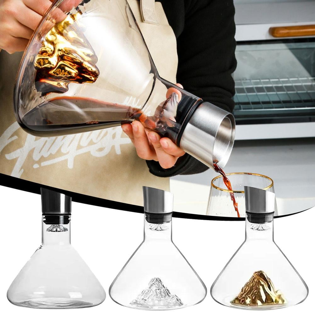 Gracefulvara Wine DecanterFunny Filtration DecanterIceberg Wine Rack ...
