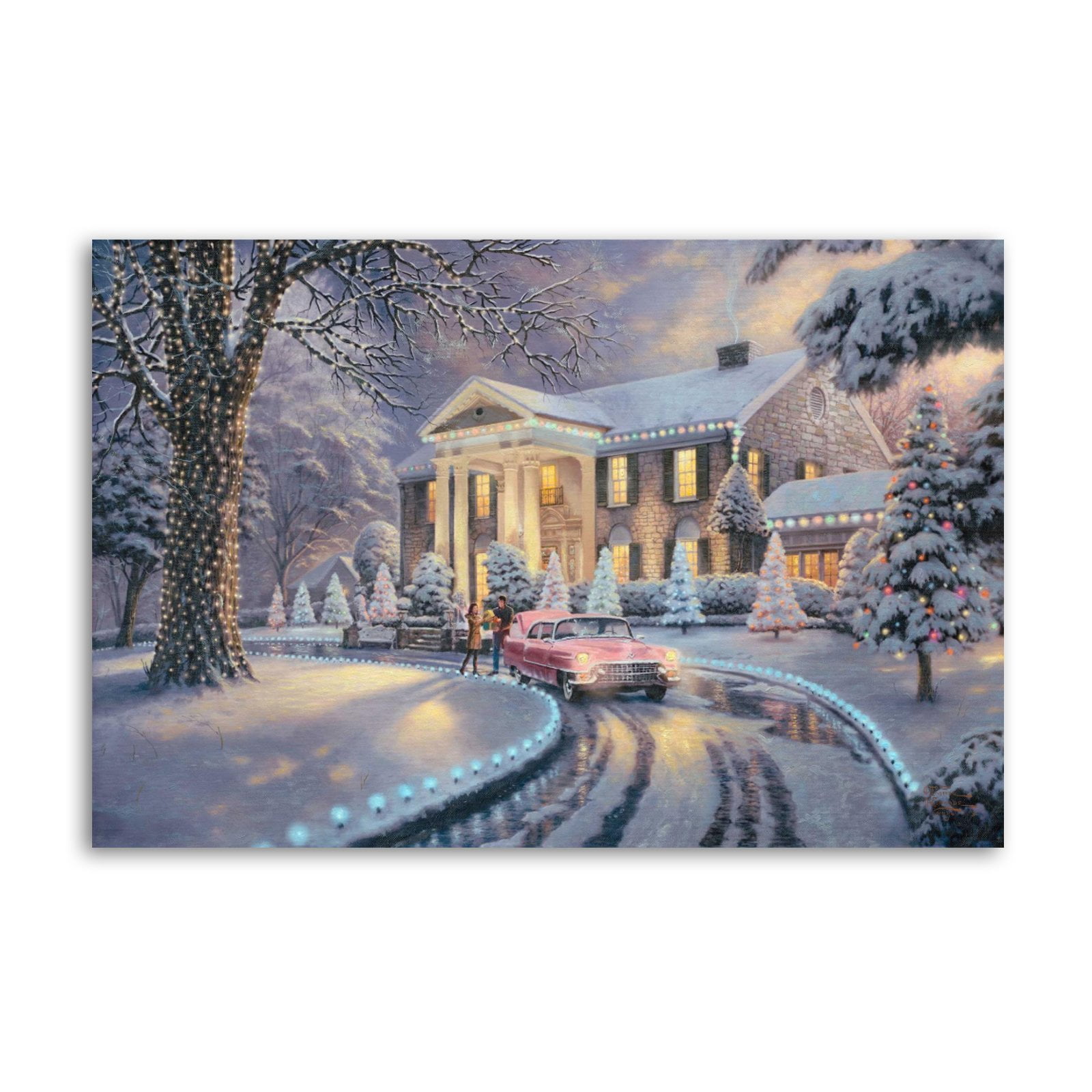 Graceland Christmas Poster Cool Artworks Painting Wall Art Canvas ...
