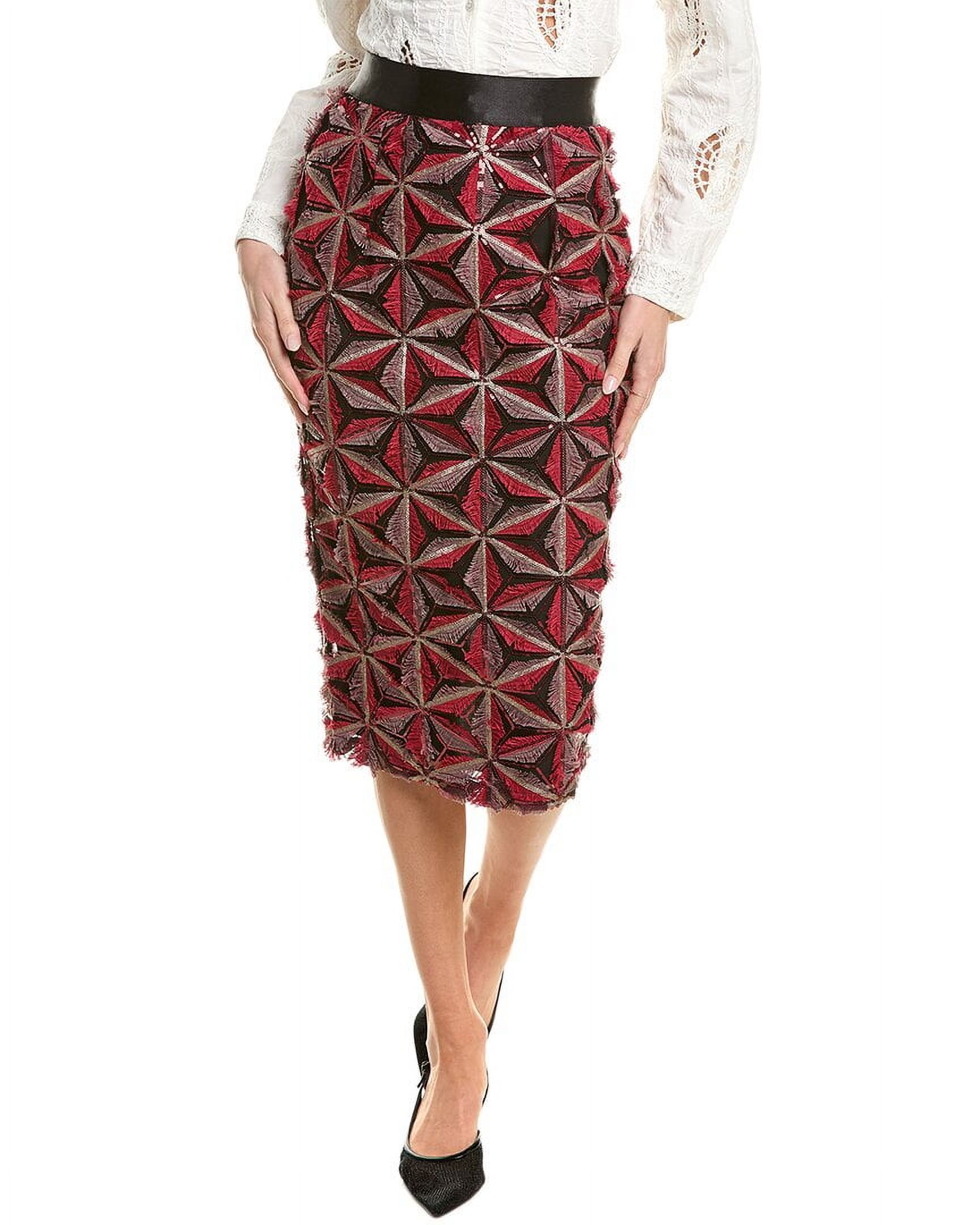 Gracia womens Sequin Beaded Pinwheel Midi Skirt, l - Walmart.com