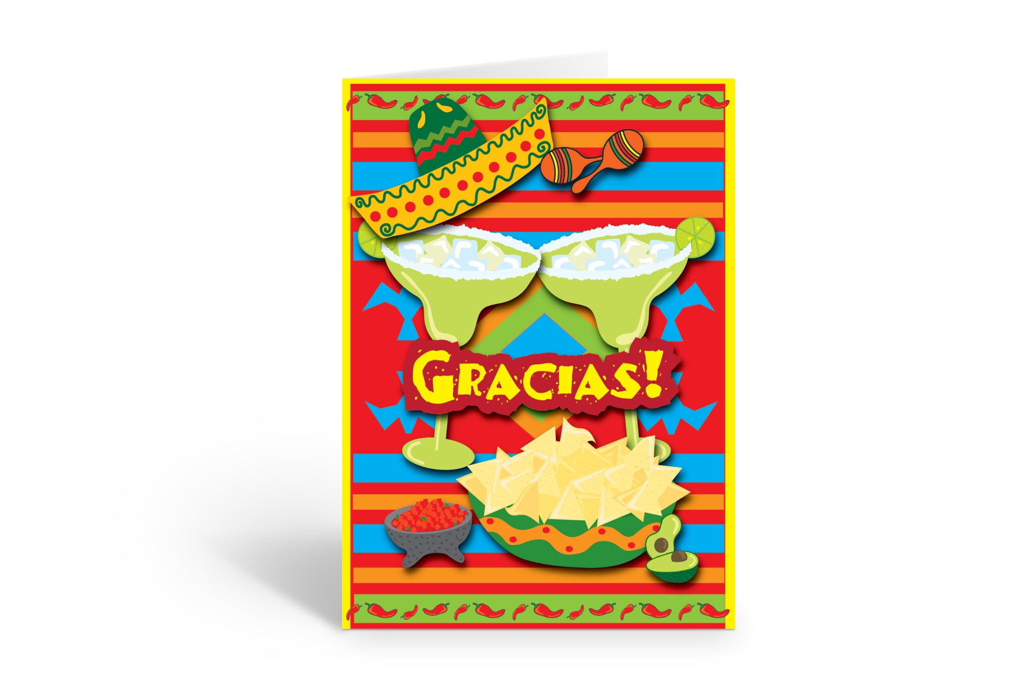 Gracias Note Card - Say Thank You In Another Language - 10 Cards and ...