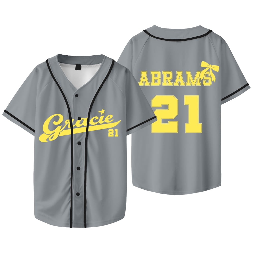 Gracie Abrams 21 Baseball Jacket Tee The Secret of Us 2025 Merch Jersey ...