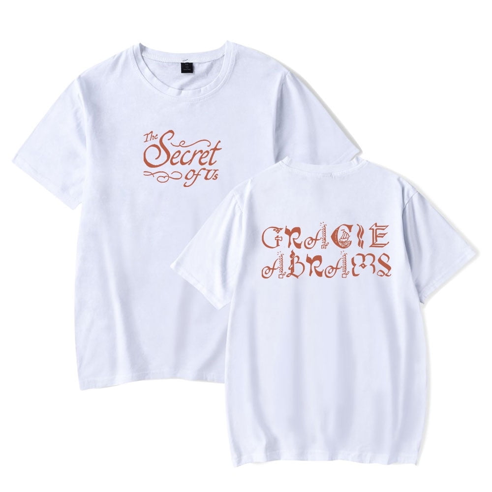 Gracie Abrams Merch The Secret of Us Short - Sleeve Crewneck T - Shirts ...