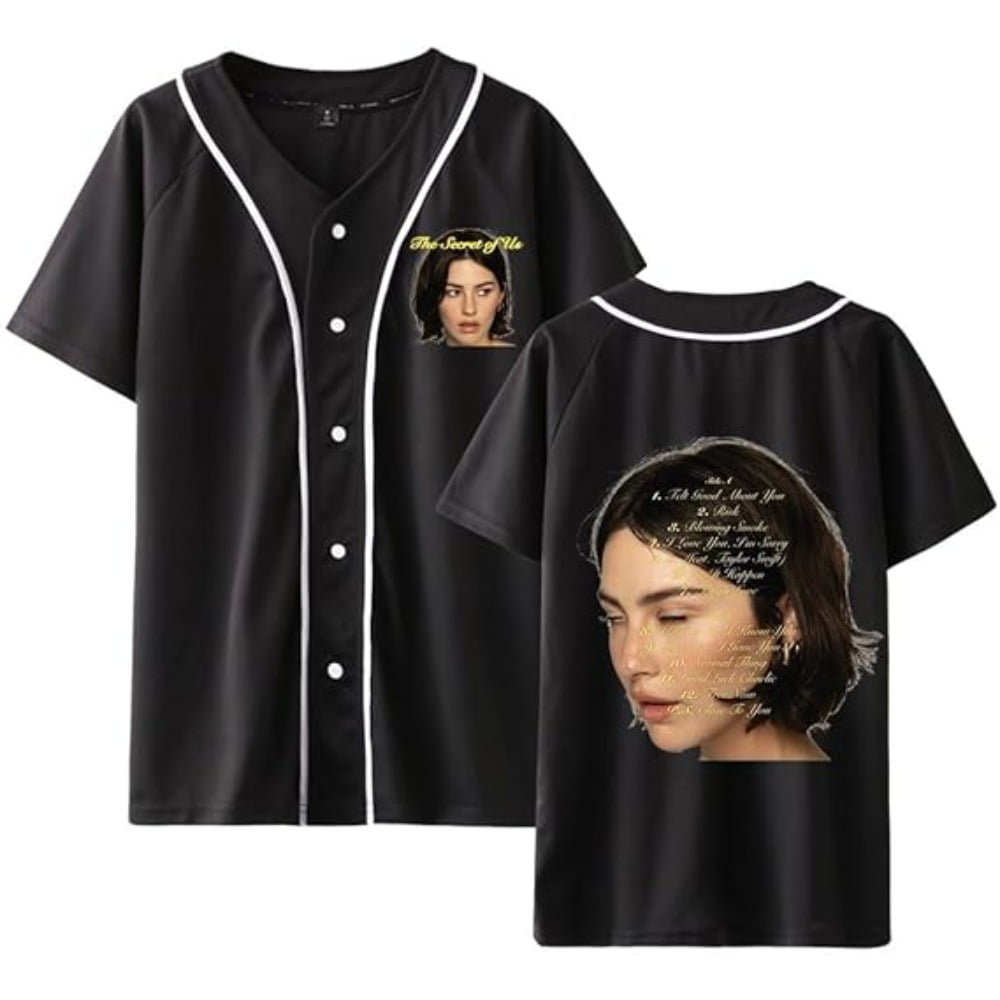 Gracie Abrams The Secret Of Us Tour Merch Baseball Jersey Shirt V-Neck ...