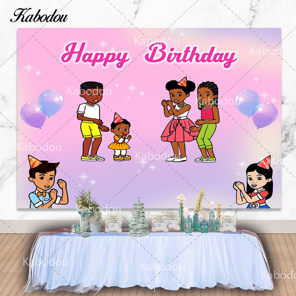 Gracie Corner Backdrop Birthday Party Background Shower Photo Cartoon ...