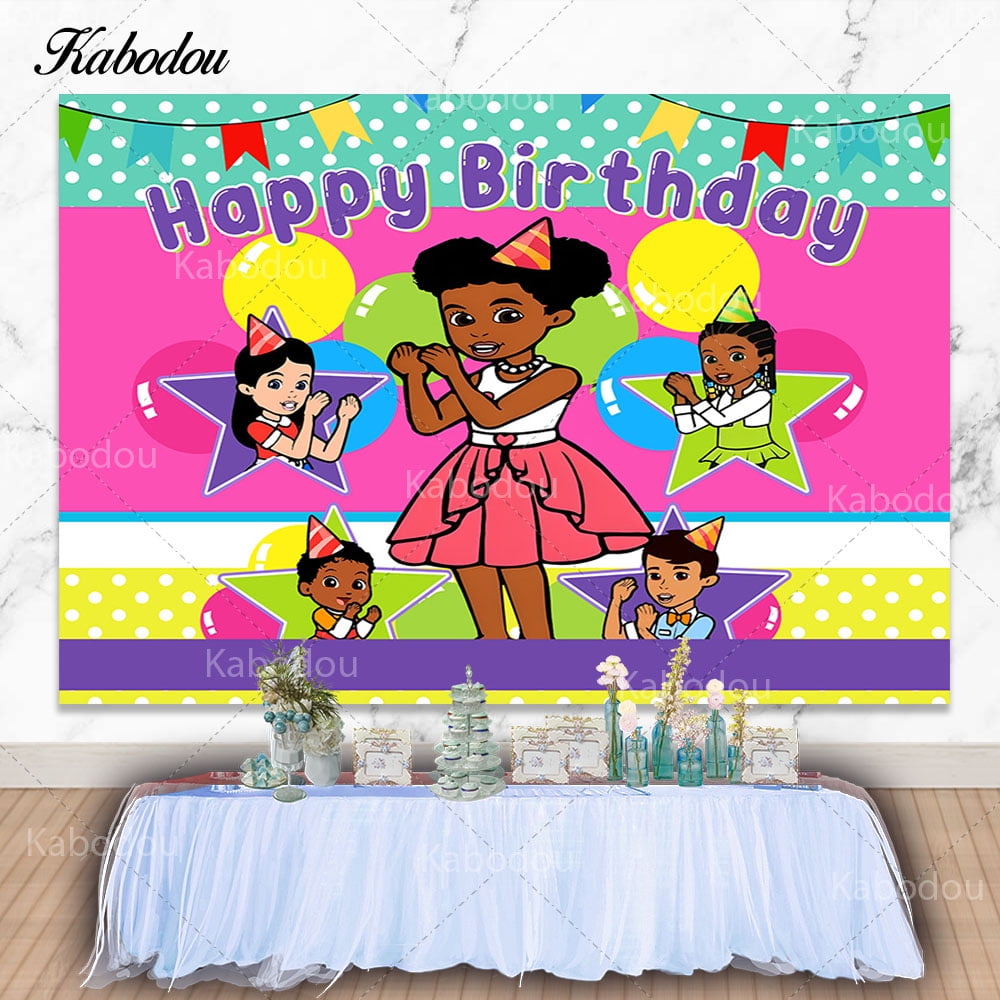 Gracie Corner Backdrop Birthday Party Background Shower Photo Cartoon ...