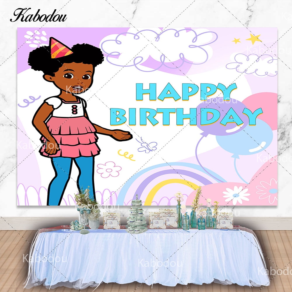 Gracie Corner Backdrop Birthday Party Background Shower Photo Cartoon ...