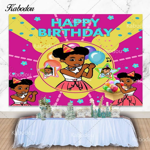 Gracie Corner Backdrop Birthday Party Background Shower Photo Cartoon ...
