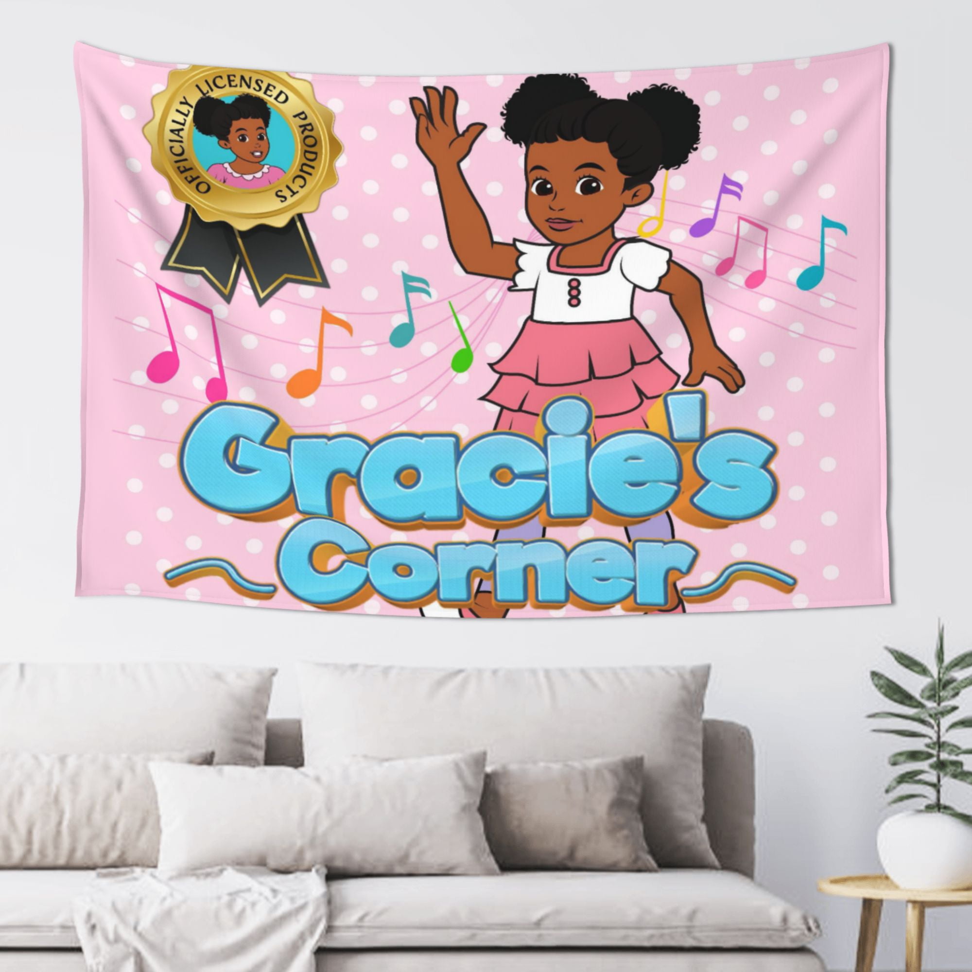 Gracie Corner Tapestry Banner 60 X 40 inch Decor Art Tablecloth Wall ...