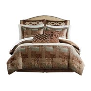 Gracie Mills Nicholson Abstract Jacquard Comforter Set with Decorative ...