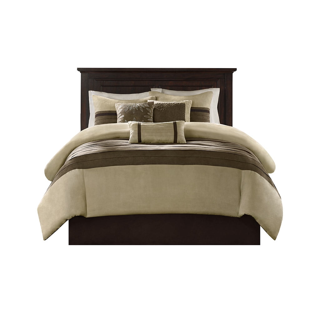 Gracie Mills Bryony 7-Piece Microsuede Comforter Set - GRACE-3264 ...