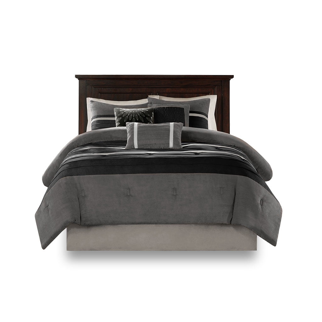 Gracie Mills Bryony 7-Piece Microsuede Comforter Set - Walmart.com