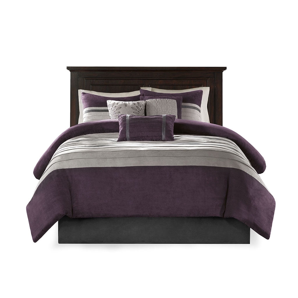 Gracie Mills Bryony 7-Piece Microsuede Comforter Set - Walmart.com