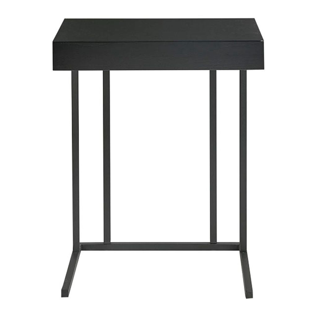 Gracie Mills Everhart Solid Wood Veneer Pull Up Table with Drawer and ...