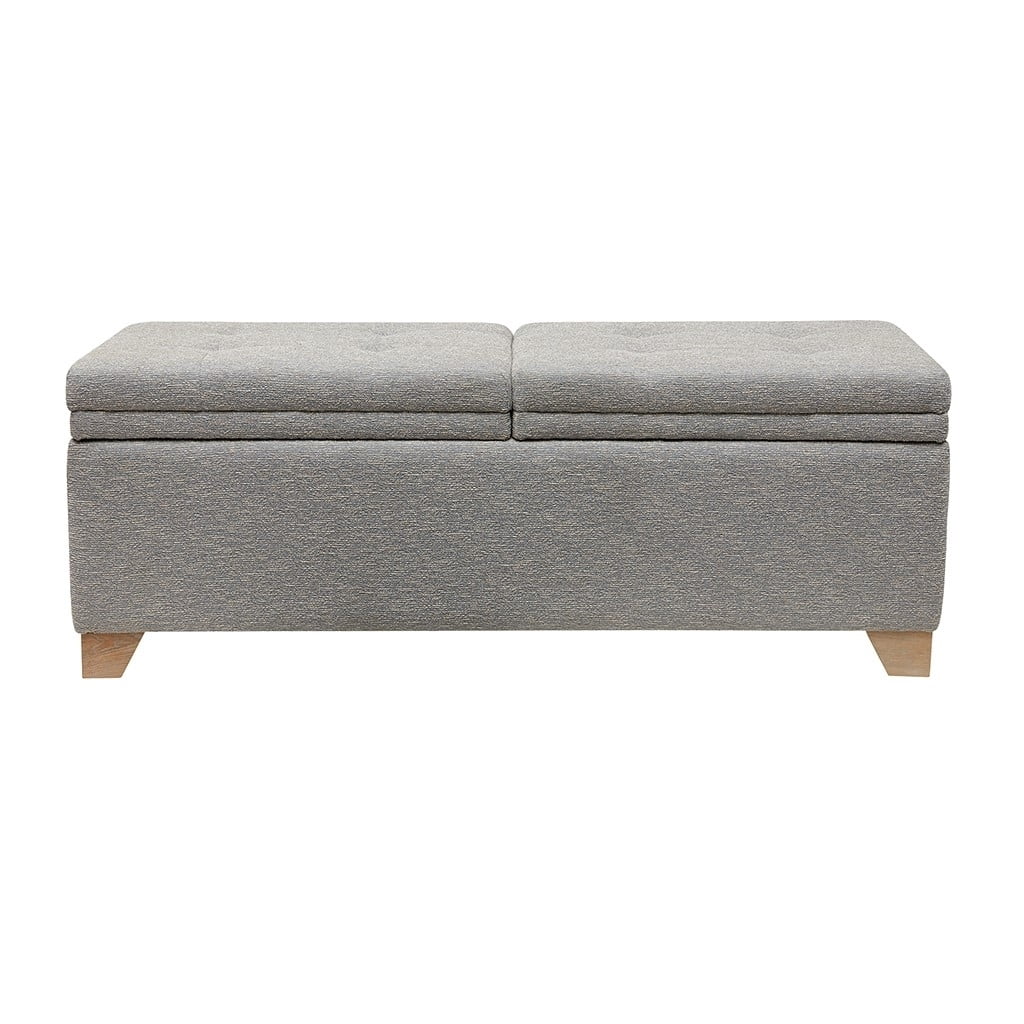 Gracie Mills Gil Soft Close Storage Bench with Solid Wood Legs - GRACE ...