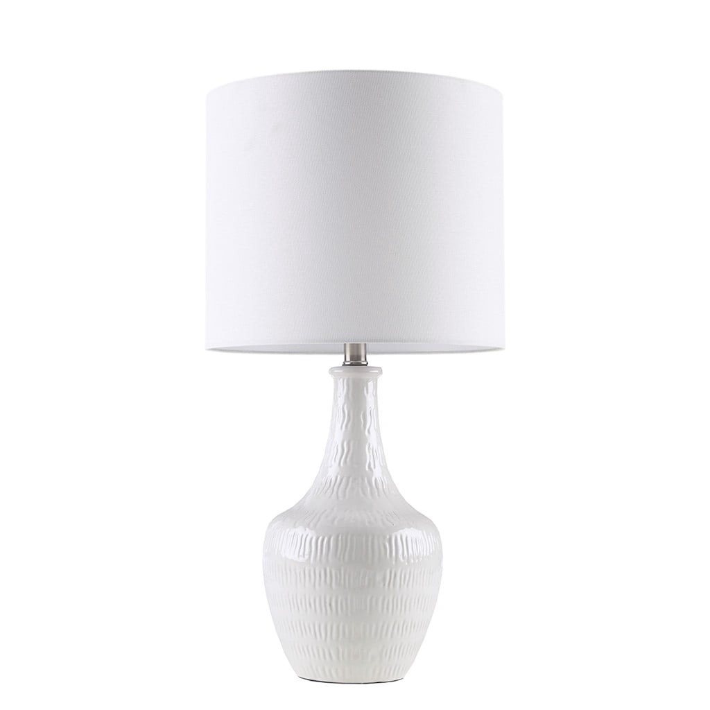 Gracie Mills Haney Modern Textured Ceramic Table Lamp - GRACE-14172 ...