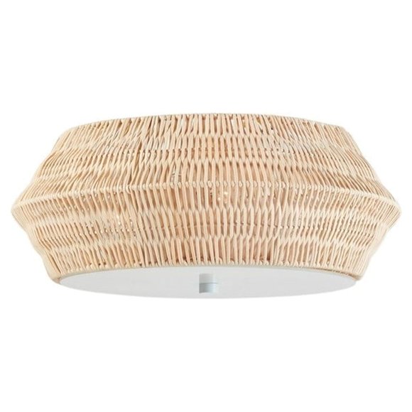Bamboo Flush Mount Light