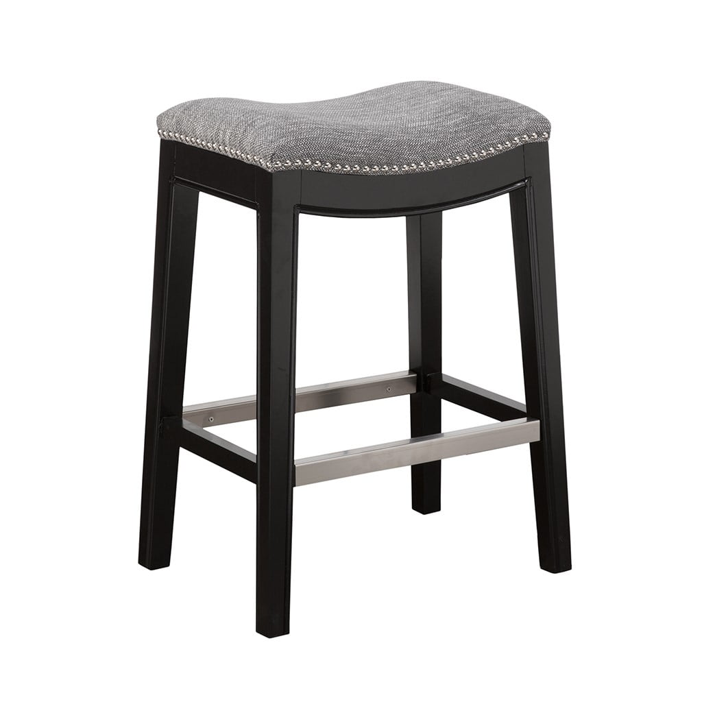 Gracie Mills Jerrell Modern Backless Saddle Counter Stool - GRACE-162 ...