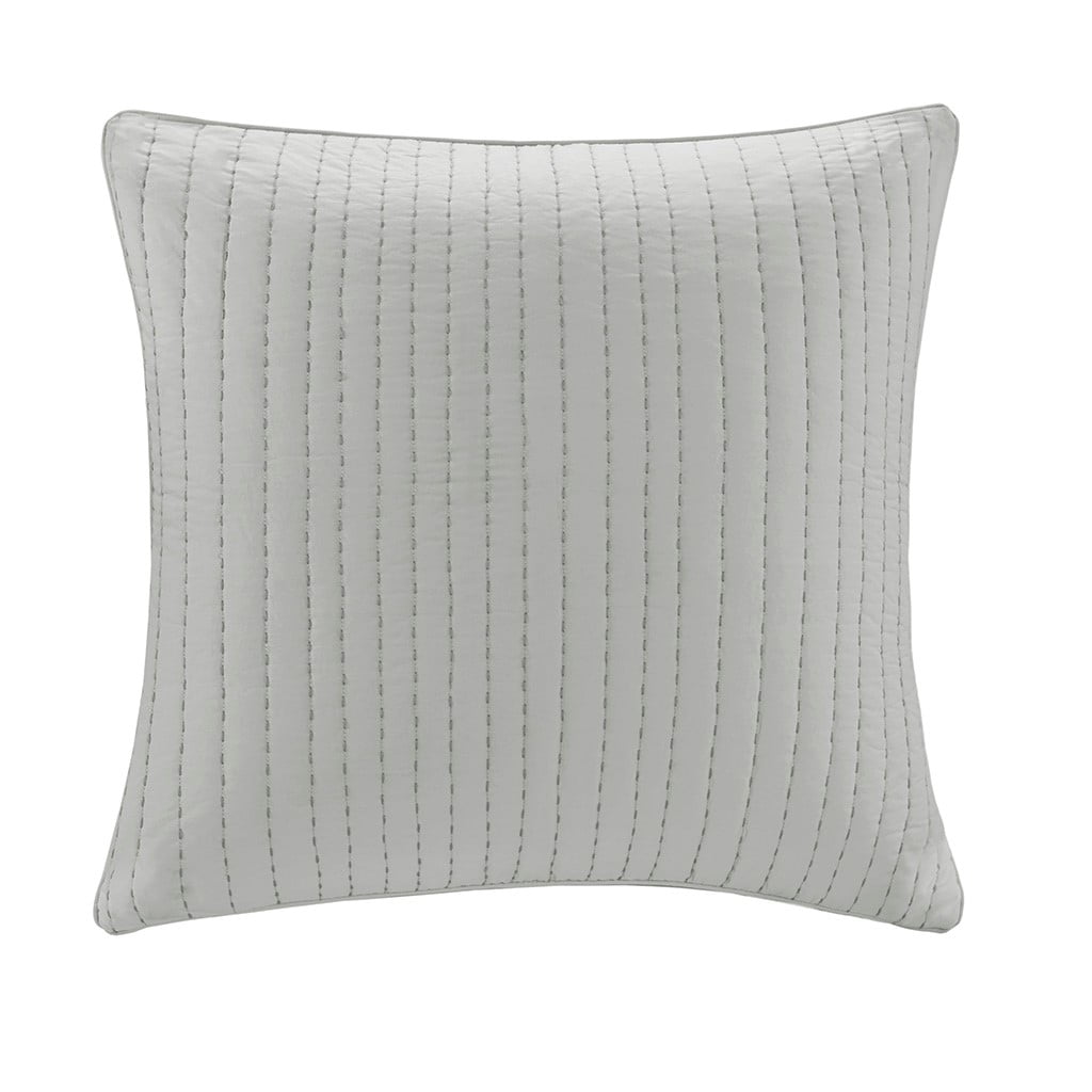 Gracie Mills Johnny Farmhouse Chic Cotton Quilted Euro Sham - GRACE ...