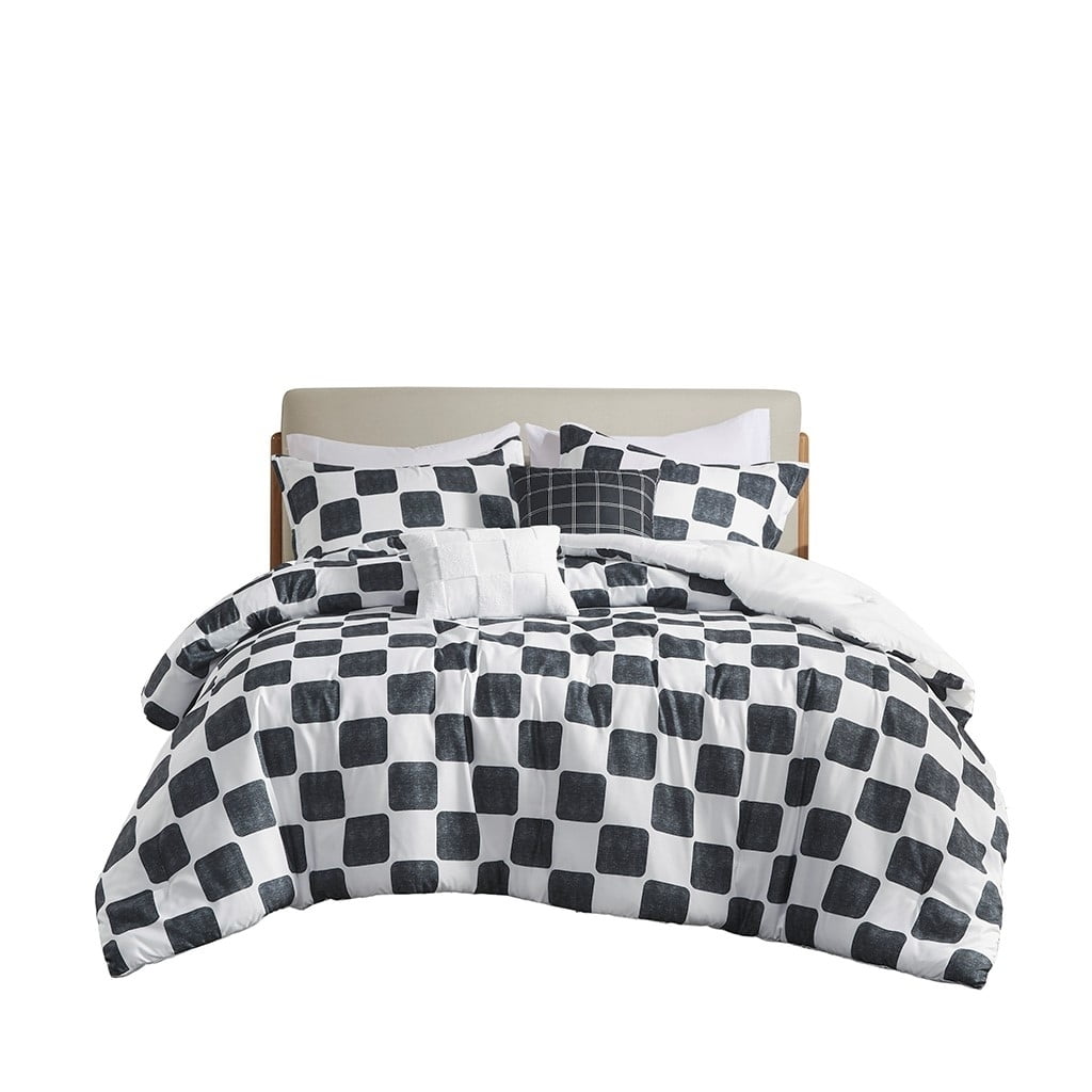 Gracie Mills Mariana Checkered Comforter Set - GRACE-15804 - Walmart.com