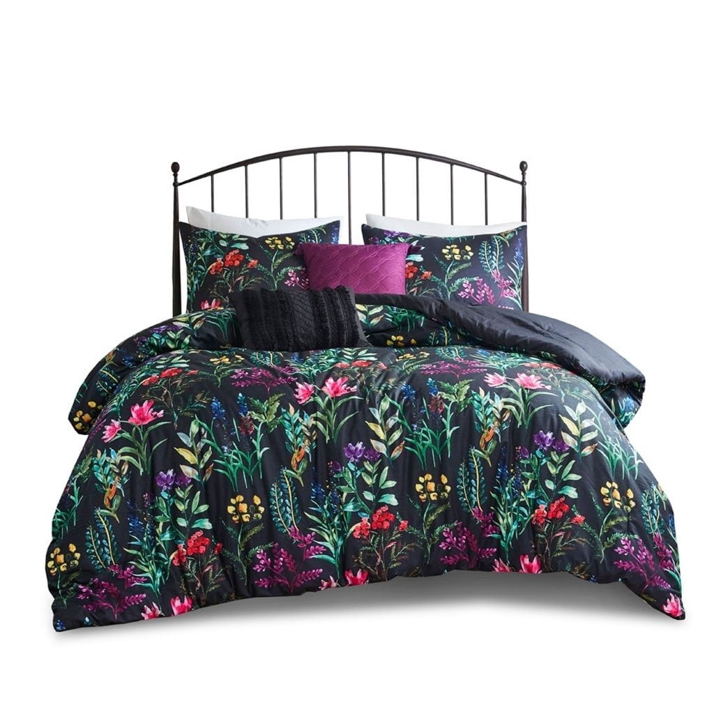 Gracie Mills Mars 5 Piece Floral Softspun Comforter Set - GRACE-14461 ...