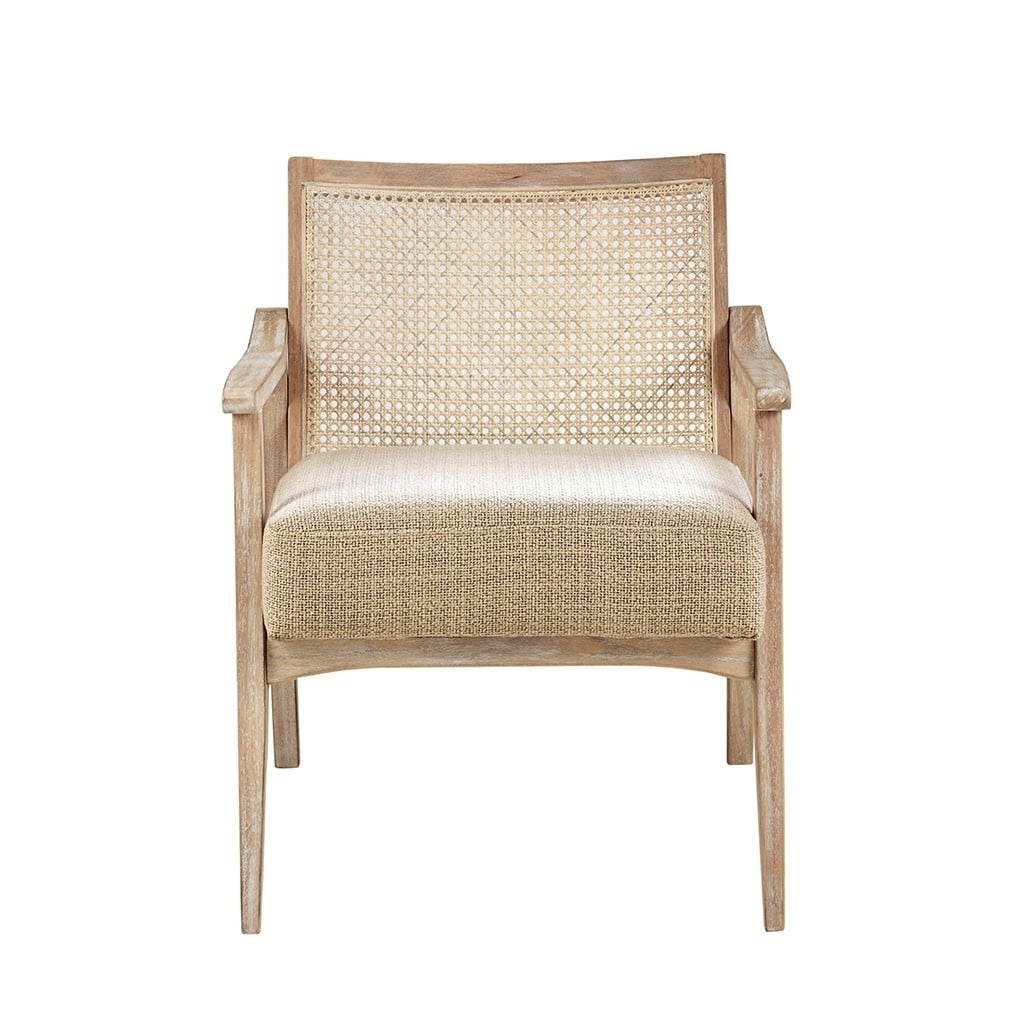 Gracie Mills Mccarthy Reclaimed Wood Cane Accent Chair - GRACE-10654 ...