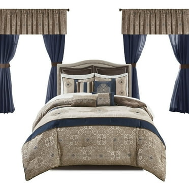 Gracie Mills Bryony 7-Piece Microsuede Comforter Set - GRACE-3264 ...