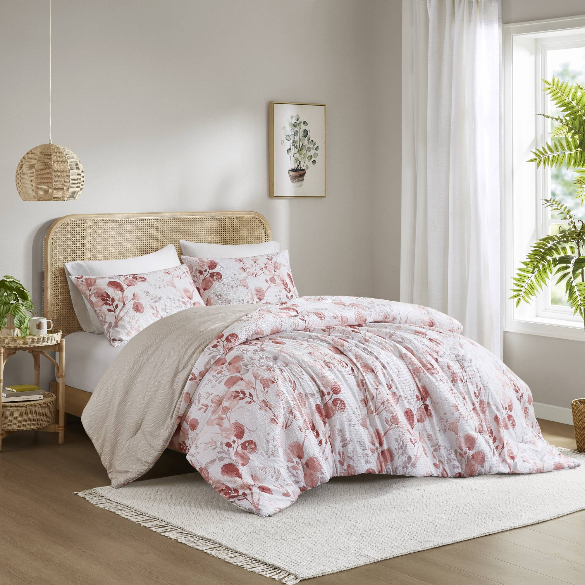 Gracie Mills Noemi Comforter Mini Set Bedding Set Reversible Textured ...
