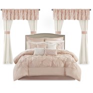 Gracie Mills Bryony 7-Piece Microsuede Comforter Set - GRACE-3264 ...