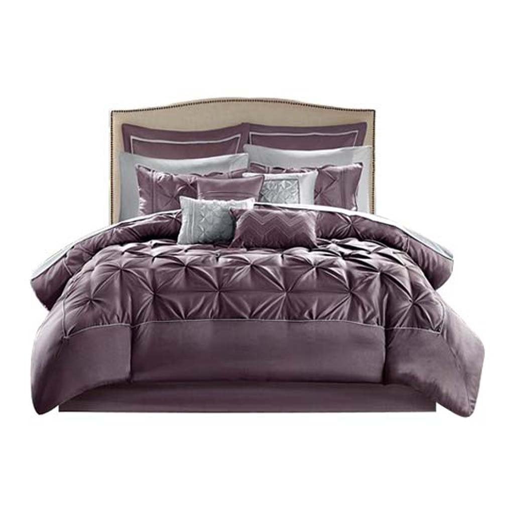 Gracie Mills Steele 24-Piece Faux silk Polyoni Tufted Room in a Bag ...