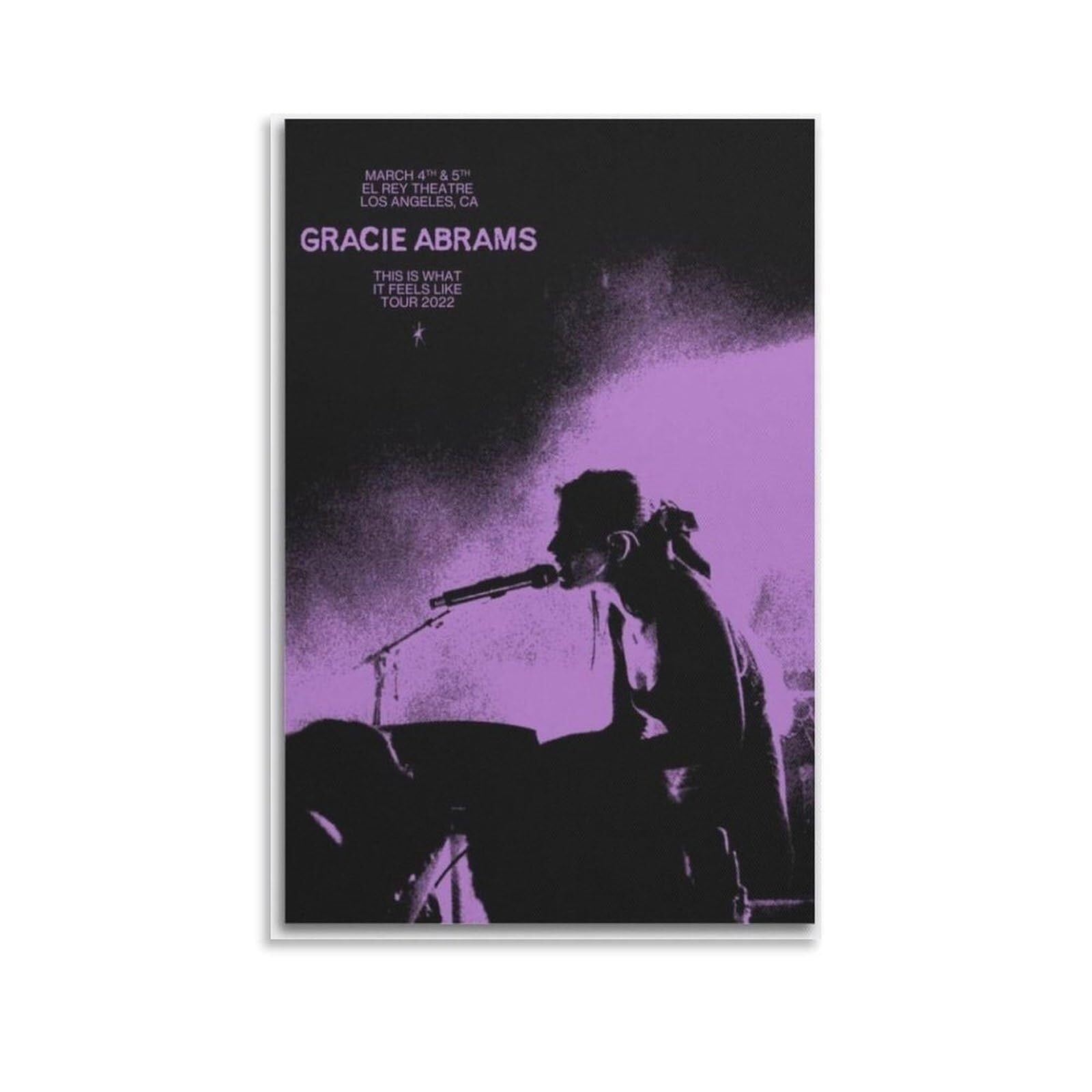 Gracie Music Abrams Canvas Posters Room Aesthetic Poster Print Art Wall Painting Canvas Posters ...