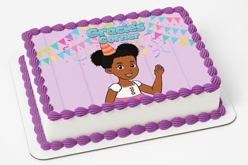 Gracie’s Corner Birthday Cake Topper – Featuring Gracie & Friends (Fits ...