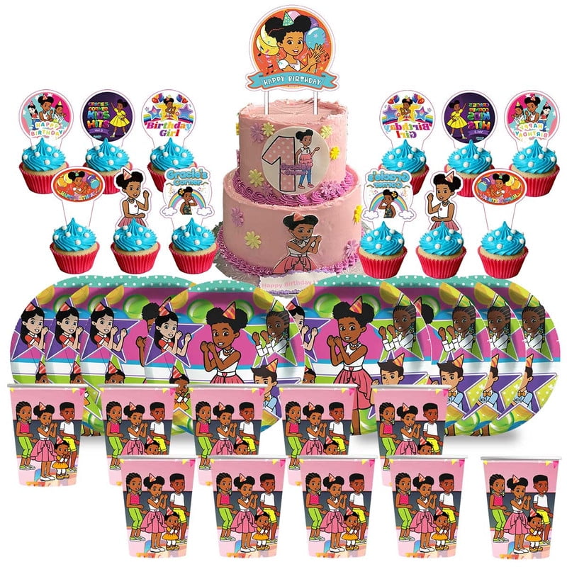 Gracies Corner Birthday Cups Party Supplies Plates Fans Decorations