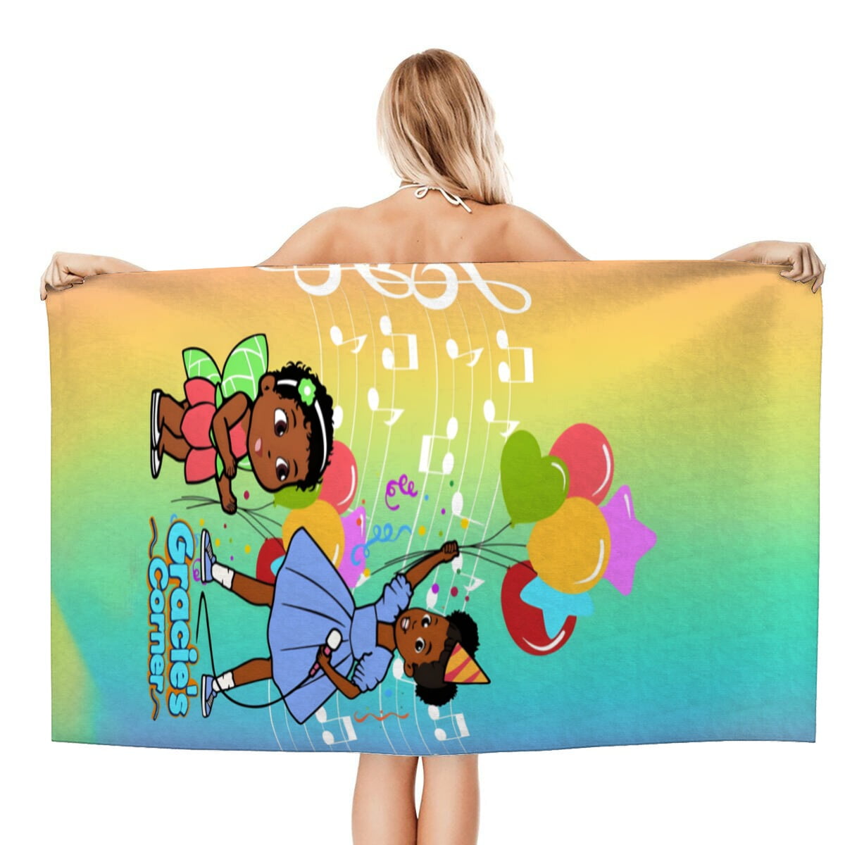 Gracie's Corner Bus Beach Quick Drying Towel, quick-drying, sand-free ...