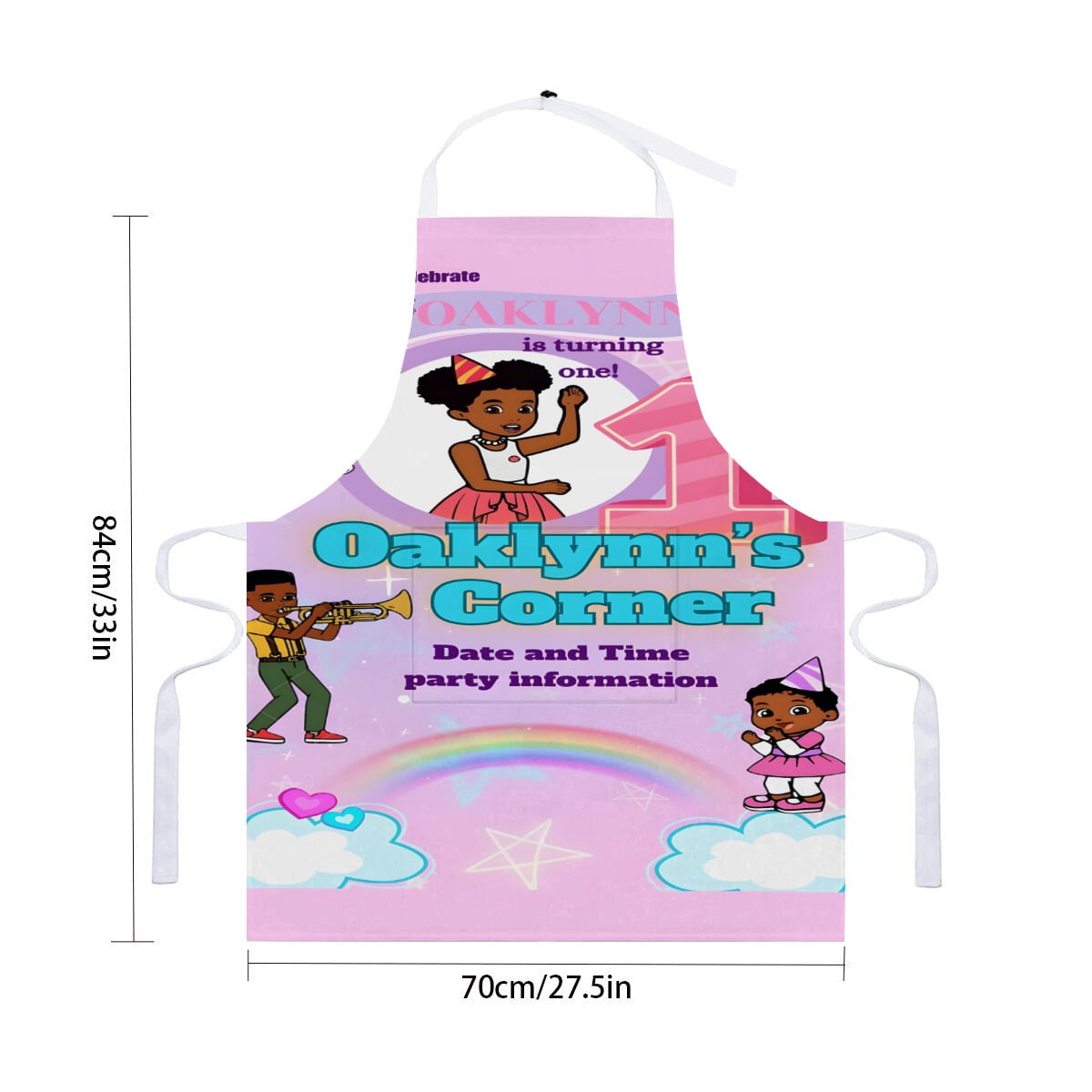 Gracie's Corner apron made of waterproof material with pockets ...