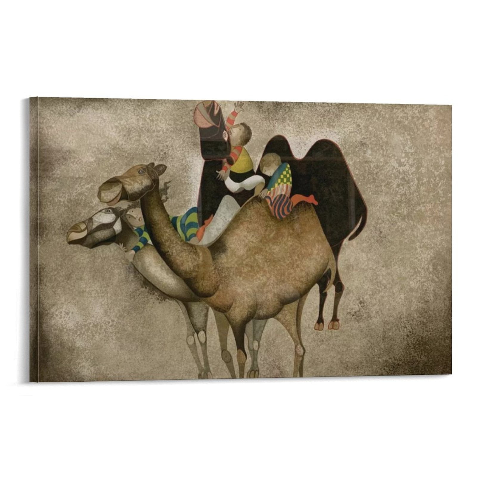 Graciela Rodo Boulanger Print 3 Camels From Animal Suite 1987 Print Photo Art Painting Canvas ...