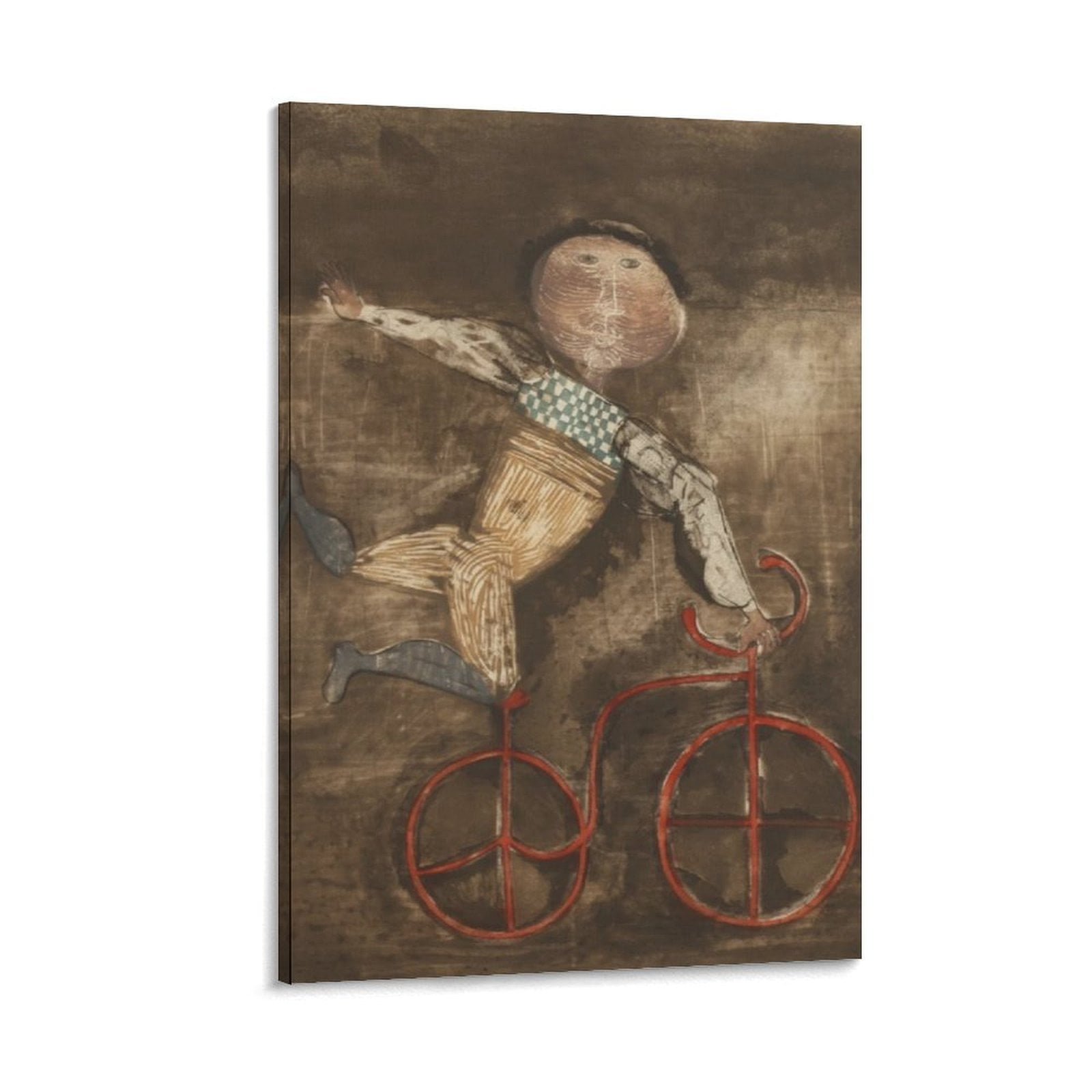 Graciela Rodo Boulanger Print Acrobat Avec Bicyclette Canvas Wall Art Poster Decorative Bedroom ...