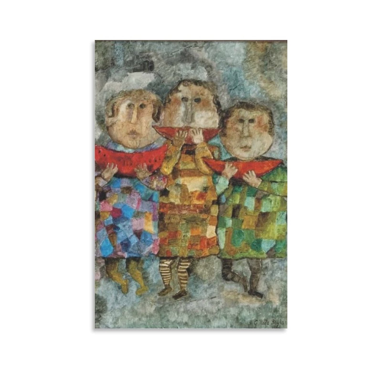 Graciela Rodo Boulanger Print Les Pasteques 1969 Canvas Wall Art Poster Decorative Bedroom ...