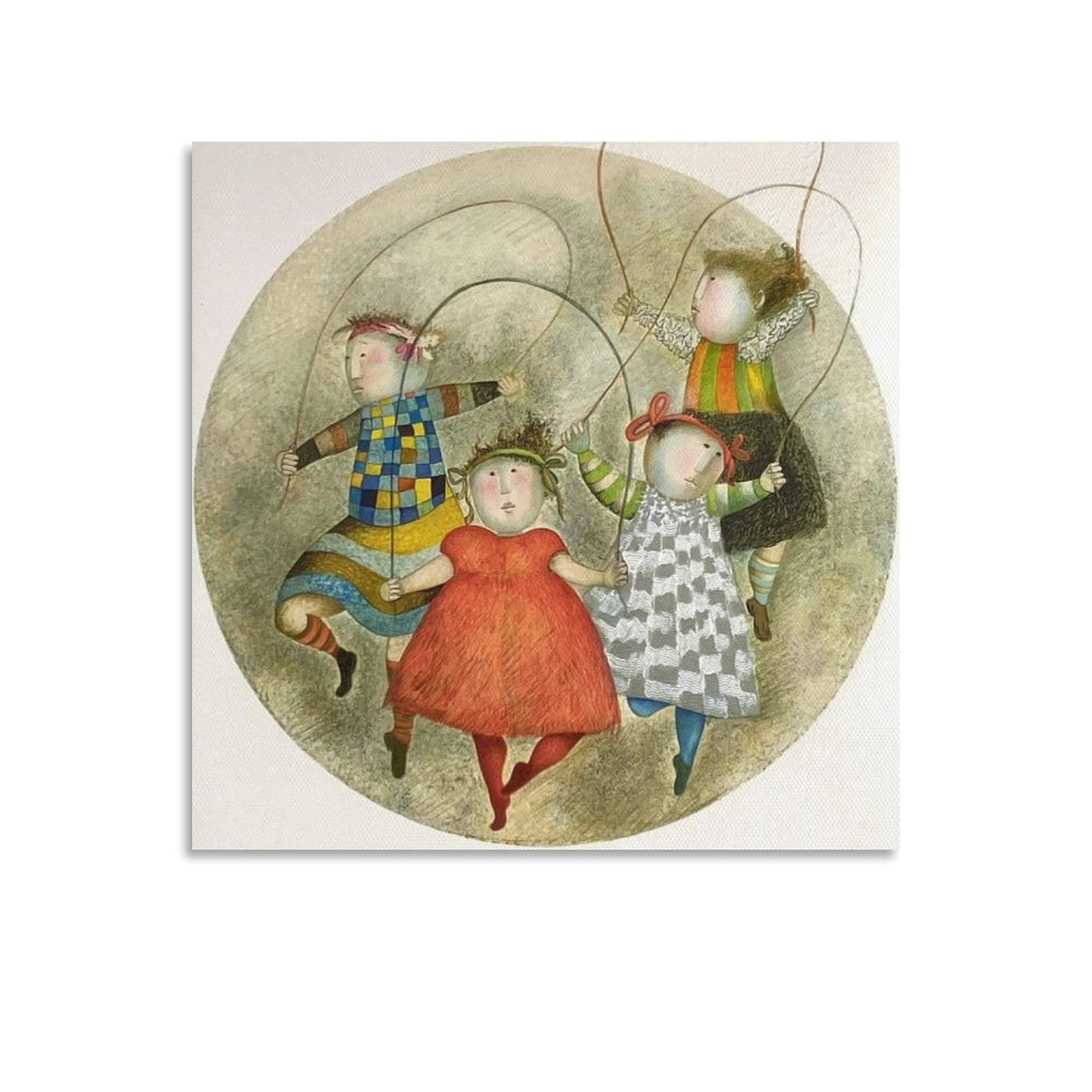 Graciela Rodo Boulanger Print Rythmes A La Corde Print Photo Art Painting Canvas Poster Home ...