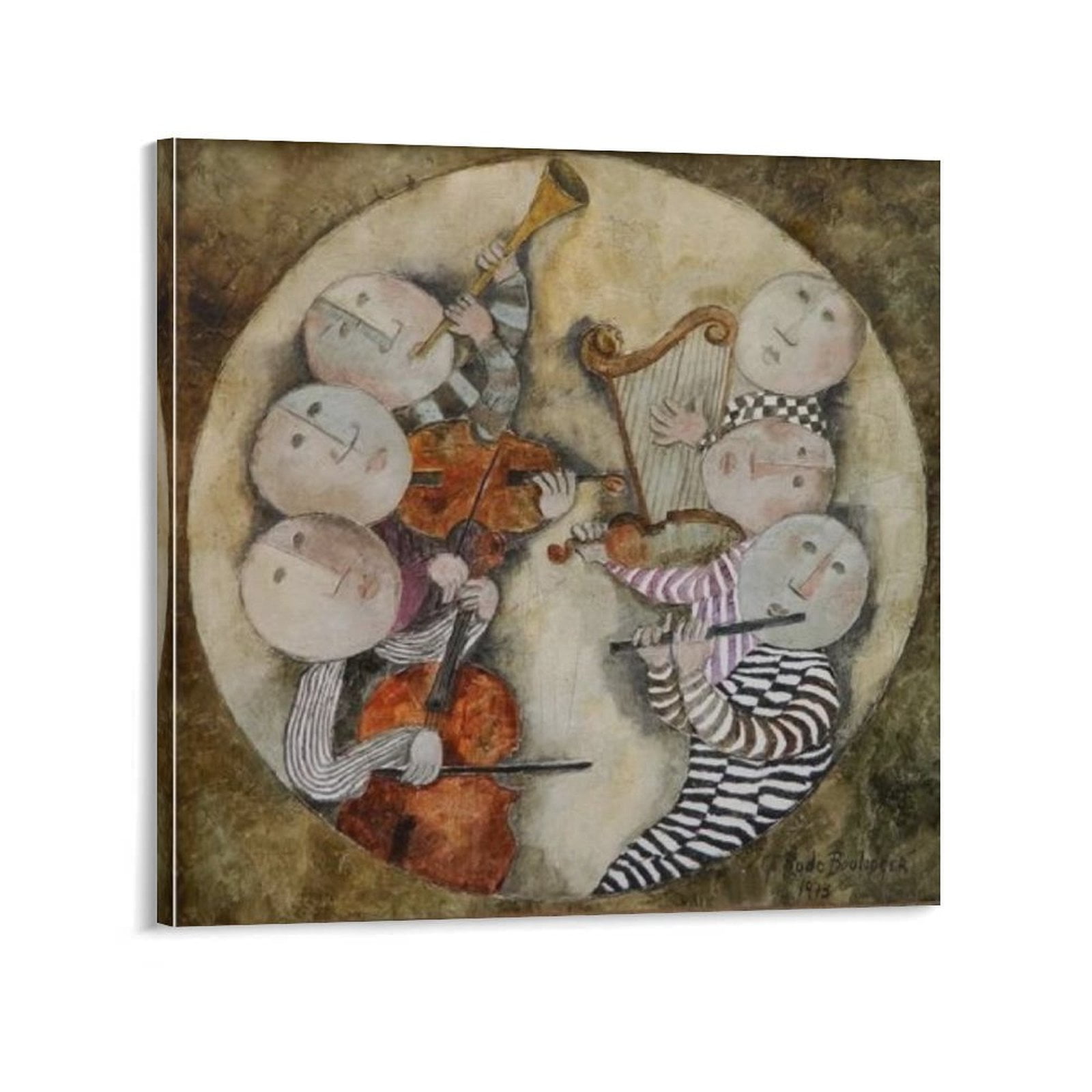 Graciela Rodo Boulanger Print The Sextext 1973 Canvas Wall Art Prints Poster Gifts Photo Picture ...