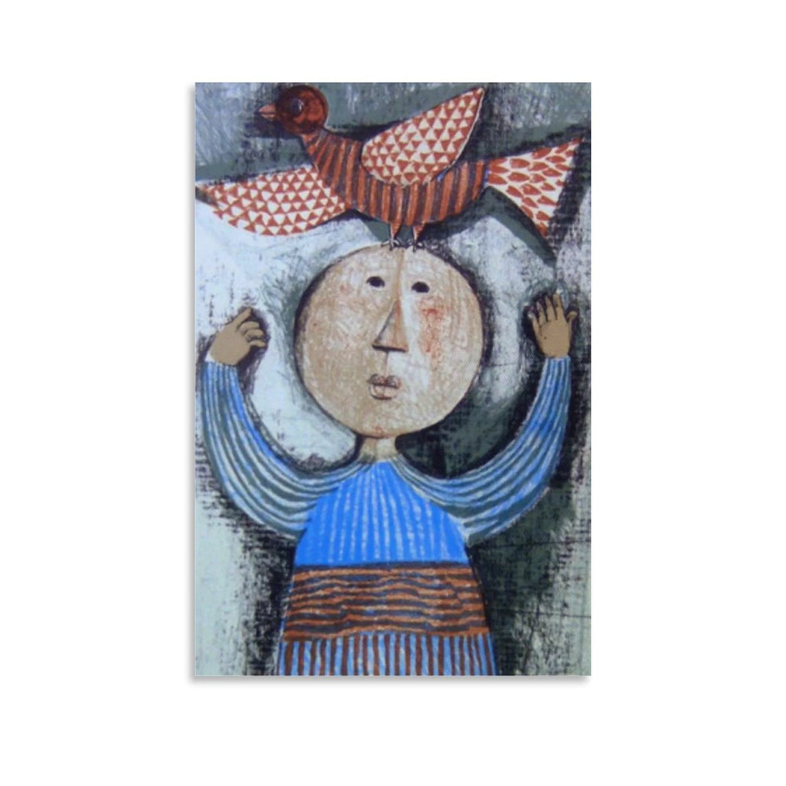 Graciela Rodo Boulanger Print Woman With Bird Poster Cool Artworks ...